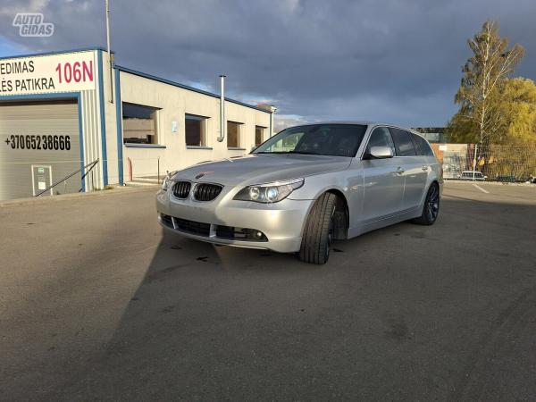 Pelēks BMW 530 2005 Kauņa, ar dzinēja tilpumu 3.00 L un nobraukumu 424 tūkst. km par 2800 €, foto 3 vietnē AUTOMOTO.COM.LV