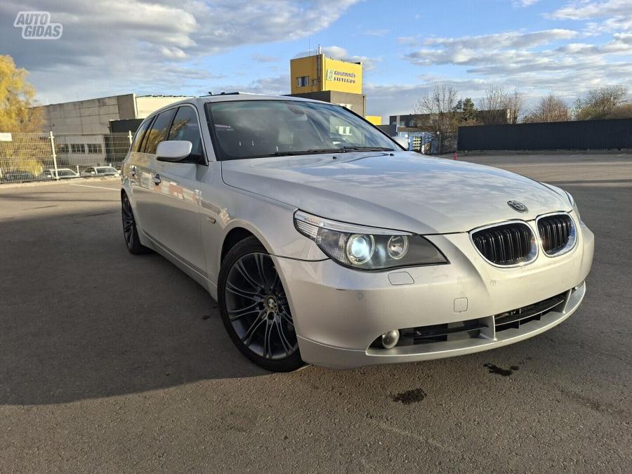 Pelēks BMW 530 2005 Kauņa, ar dzinēja tilpumu 3.00 L un nobraukumu 424 tūkst. km par 2800 €, foto 5 vietnē AUTOMOTO.COM.LV
