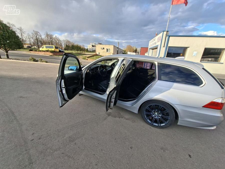 Pelēks BMW 530 2005 Kauņa, ar dzinēja tilpumu 3.00 L un nobraukumu 424 tūkst. km par 2800 €, foto 10 vietnē AUTOMOTO.COM.LV