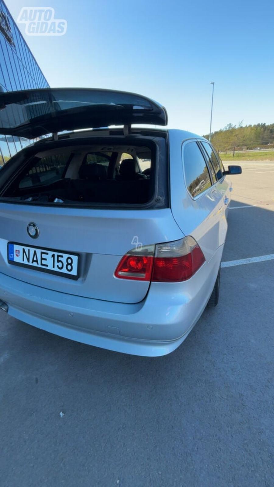 Pelēks BMW 530 2005 Kauņa, ar dzinēja tilpumu 3.00 L un nobraukumu 314 tūkst. km par 2400 €, foto 5 vietnē AUTOMOTO.COM.LV
