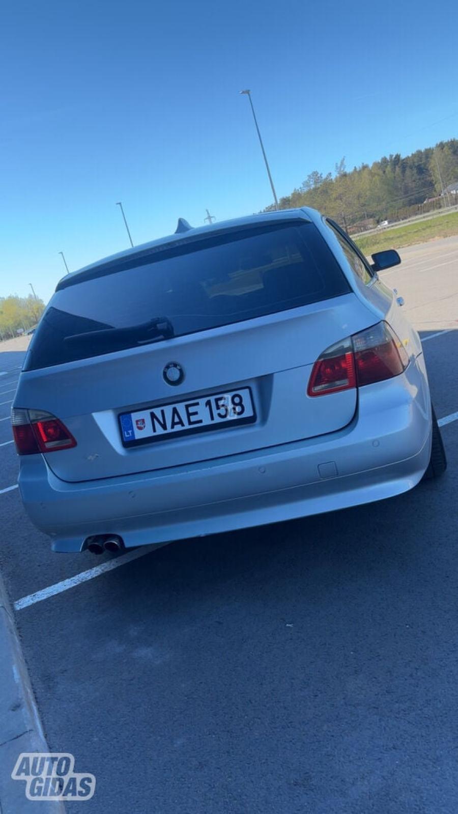 Pelēks BMW 530 2005 Kauņa, ar dzinēja tilpumu 3.00 L un nobraukumu 314 tūkst. km par 2400 €, foto 6 vietnē AUTOMOTO.COM.LV