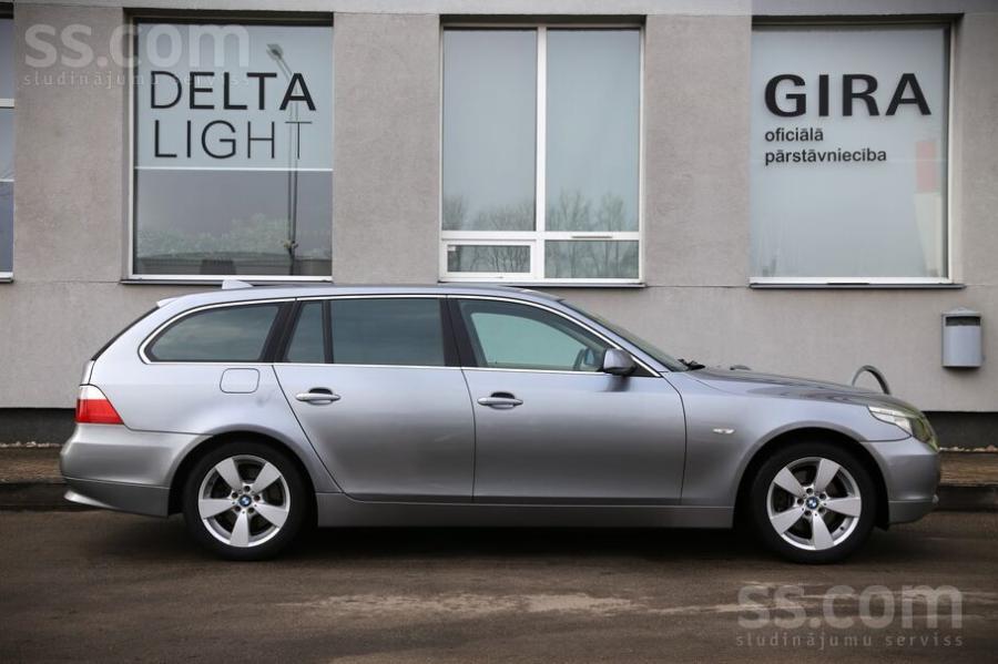 Grey BMW 530 2005 in Riga, with an engine capacity of 3.00 L and mileage of 357 thousand km for 3795 €, photo 4 on AUTOMOTO.COM.LV
