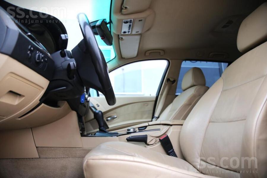Grey BMW 530 2005 in Riga, with an engine capacity of 3.00 L and mileage of 357 thousand km for 3795 €, photo 8 on AUTOMOTO.COM.LV