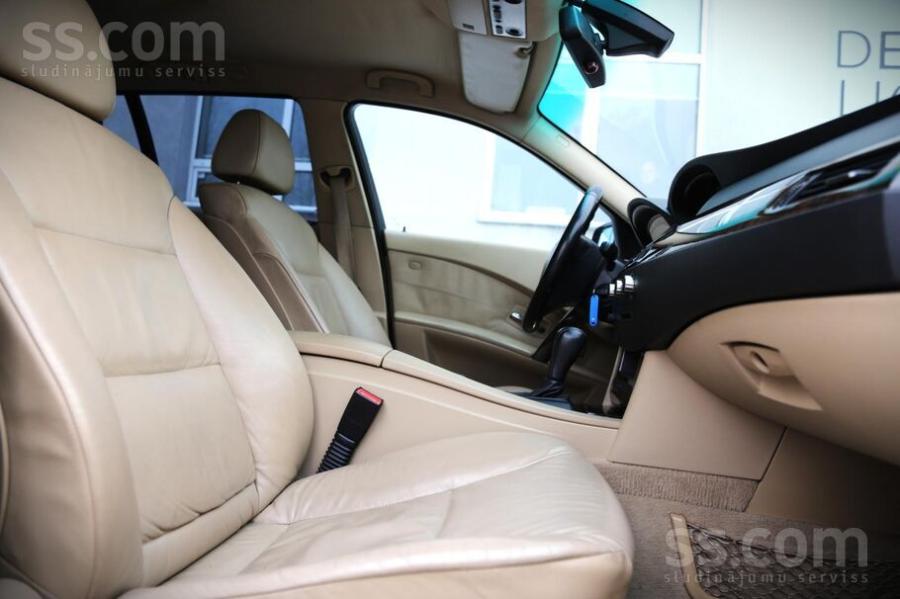 Grey BMW 530 2005 in Riga, with an engine capacity of 3.00 L and mileage of 357 thousand km for 3795 €, photo 11 on AUTOMOTO.COM.LV