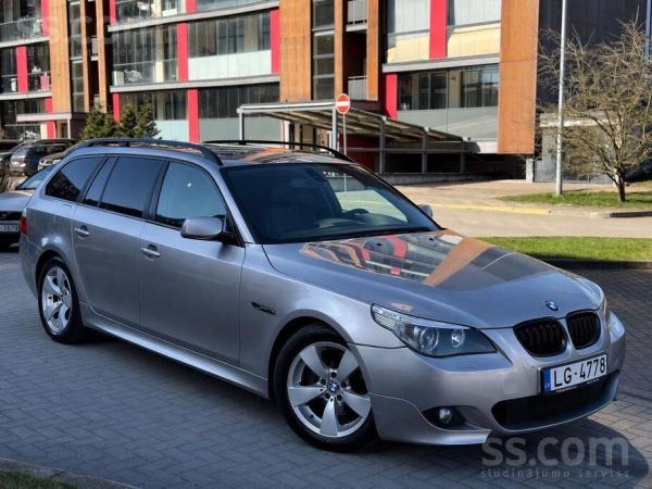 Grey BMW 530 2005 in Riga, with an engine capacity of 3.00 L and mileage of 339 thousand km for 3490 €, photo 1 on AUTOMOTO.COM.LV