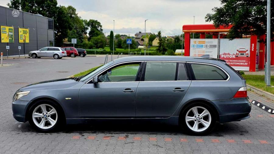 Pelēks BMW 530 2005 Šauļi, ar dzinēja tilpumu 3.00 L un nobraukumu 360 tūkst. km par 2450 €, foto 4 vietnē AUTOMOTO.COM.LV