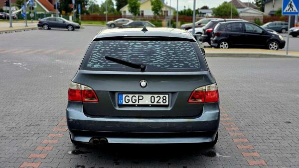 Grey BMW 530 2005 in Siauliai, with an engine capacity of 3.00 L and mileage of 360 thousand km for 2450 €, photo 6 on AUTOMOTO.COM.LV