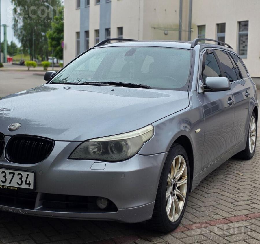 Pelēks BMW 530 2005 Jelgava, ar dzinēja tilpumu 3.00 L un nobraukumu 341 tūkst. km par 2500 €, foto 3 vietnē AUTOMOTO.COM.LV