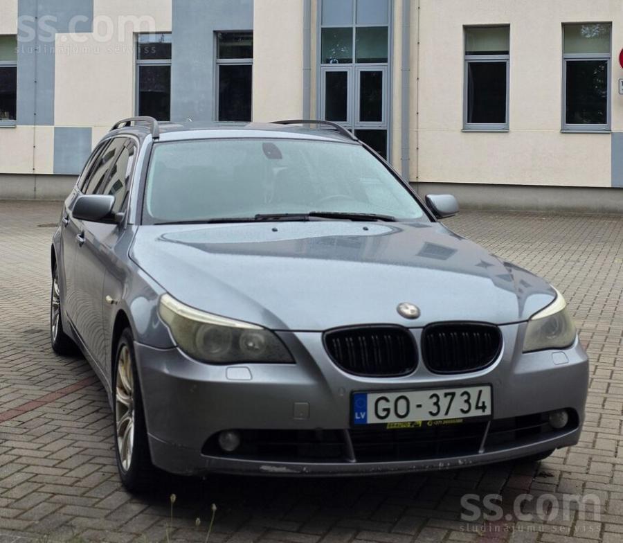 Pelēks BMW 530 2005 Jelgava, ar dzinēja tilpumu 3.00 L un nobraukumu 341 tūkst. km par 2500 €, foto 8 vietnē AUTOMOTO.COM.LV