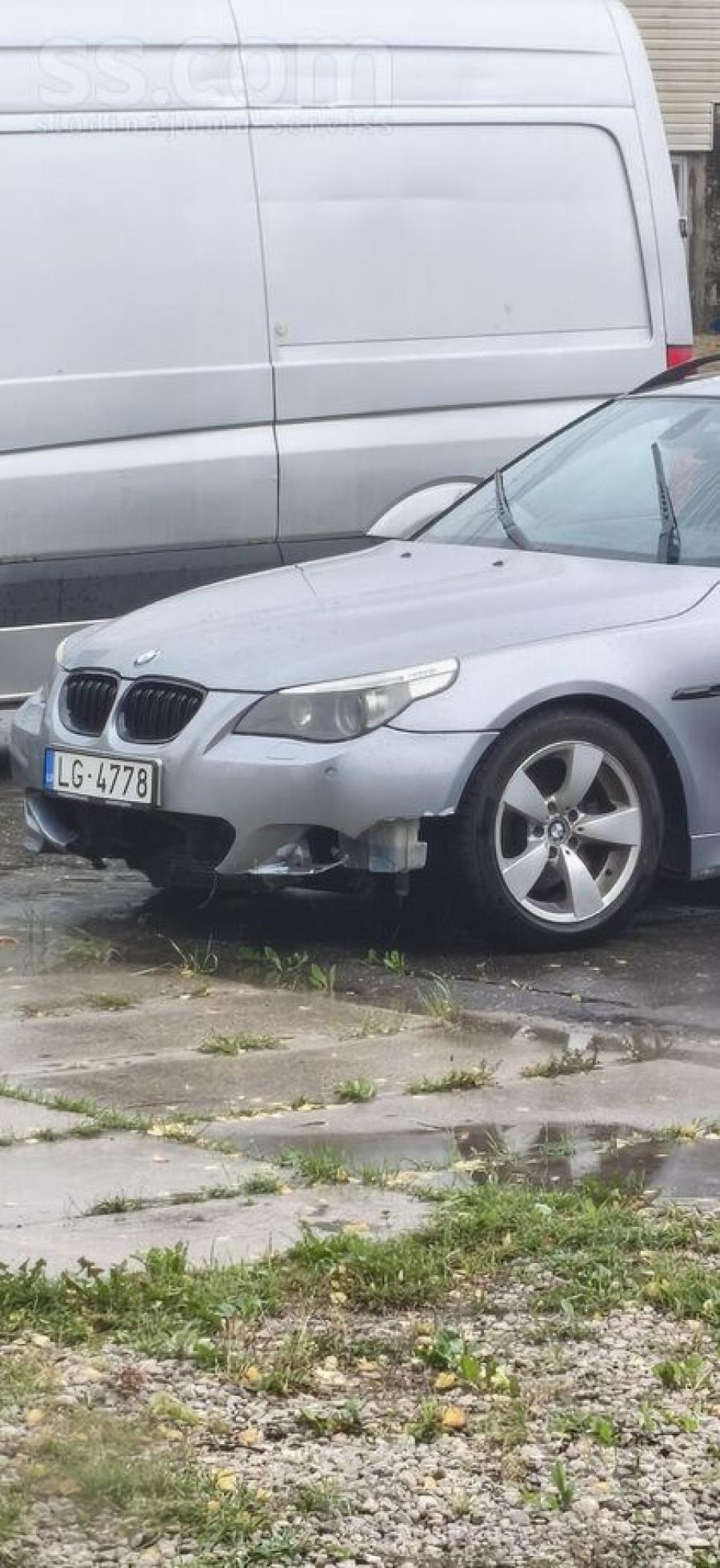 Pelēks BMW 530 2005 Jūrmala, ar dzinēja tilpumu 3.00 L un nobraukumu 390 tūkst. km par 1700 €, foto 6 vietnē AUTOMOTO.COM.LV