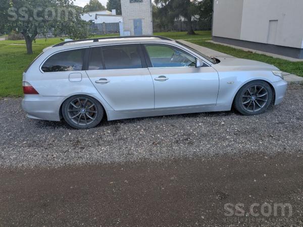 Grey BMW 530 2005 in Riga, with an engine capacity of 3.00 L and mileage of 0 thousand km for 1500 €, photo 1 on AUTOMOTO.COM.LV