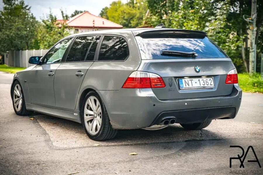 Grey BMW 530 2005 in Riga, with an engine capacity of 3.00 L and mileage of 334 thousand km for 2990 €, photo 5 on AUTOMOTO.COM.LV