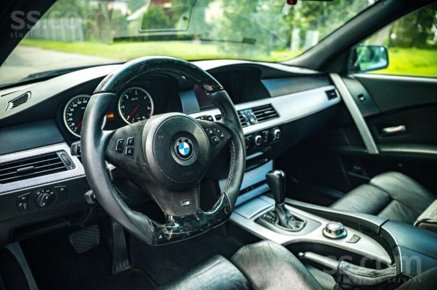 Pelēks BMW 530 2005 Rīga, ar dzinēja tilpumu 3.00 L un nobraukumu 334 tūkst. km par 2990 €, foto 12 vietnē AUTOMOTO.COM.LV