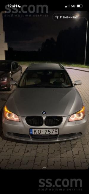 Pelēks BMW 530 2005 Rīga, ar dzinēja tilpumu 3.00 L un nobraukumu 365 tūkst. km par 2200 €, foto  vietnē AUTOMOTO.COM.LV
