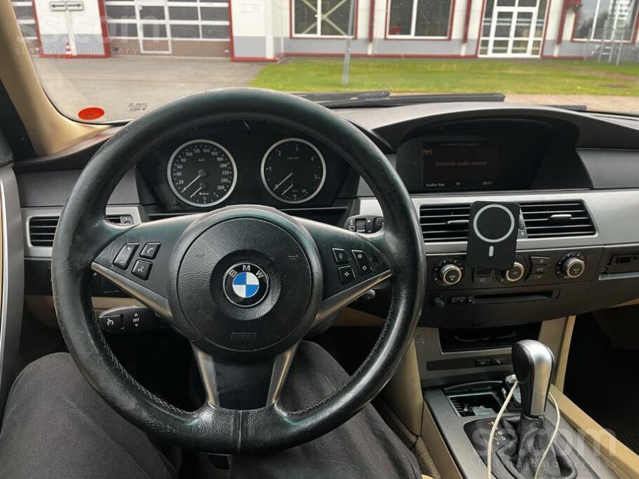 Pelēks BMW 530 2005 Rīga, ar dzinēja tilpumu 3.00 L un nobraukumu 365 tūkst. km par 2200 €, foto 4 vietnē AUTOMOTO.COM.LV