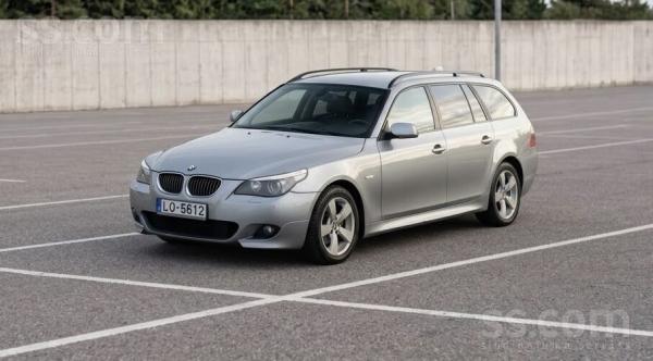 Grey BMW 530 2005 in Valmiera, with an engine capacity of 3.00 L and mileage of 364 thousand km for 3850 €, photo 1 on AUTOMOTO.COM.LV