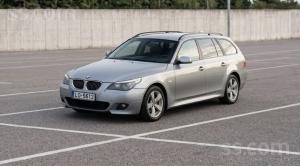 Grey BMW 530 2005 in Valmiera, with an engine capacity of 3.00 L and mileage of 364 thousand km for 3850 €, photo  on AUTOMOTO.COM.LV