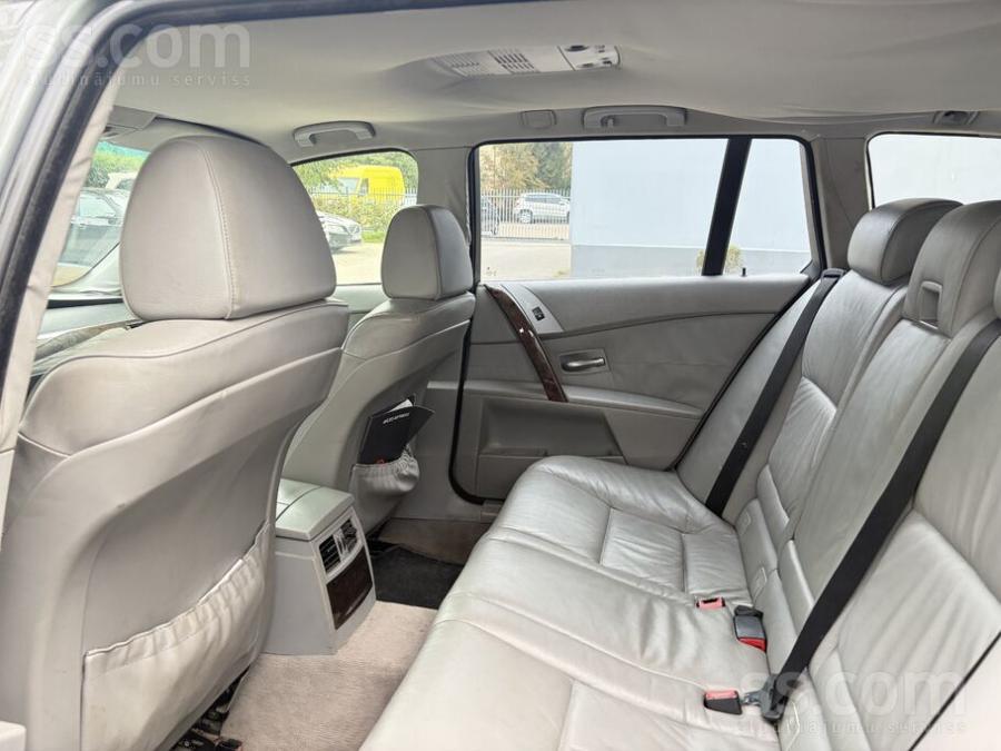 Pelēks BMW 530 2005 Rīga, ar dzinēja tilpumu 3.00 L un nobraukumu 361 tūkst. km par 2000 €, foto 7 vietnē AUTOMOTO.COM.LV