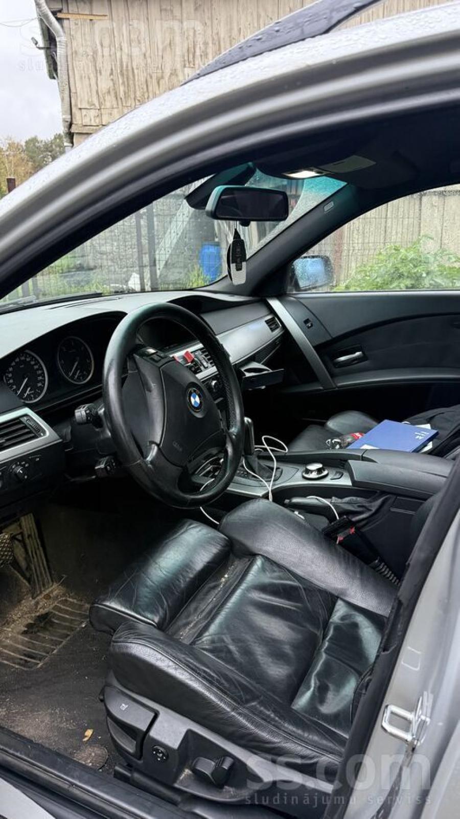 Pelēks BMW 530 2005 Talsi, ar dzinēja tilpumu 3.00 L un nobraukumu 450 tūkst. km par 2800 €, foto 6 vietnē AUTOMOTO.COM.LV