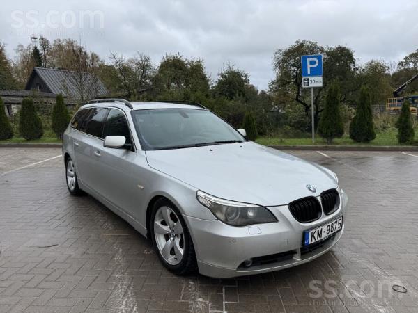 Grey BMW 530 2005 in Dobele, with an engine capacity of 3.00 L and mileage of 348 thousand km for 2700 €, photo 1 on AUTOMOTO.COM.LV