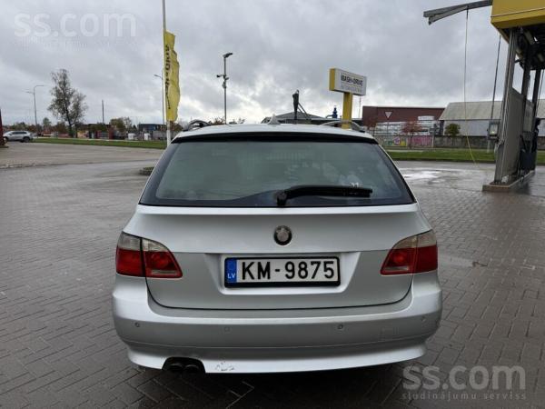Grey BMW 530 2005 in Dobele, with an engine capacity of 3.00 L and mileage of 348 thousand km for 2700 €, photo 4 on AUTOMOTO.COM.LV