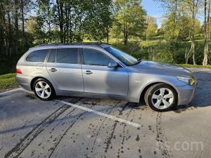 Grey BMW 530 2006 in Aizkraukle, with an engine capacity of 3.00 L and mileage of 307 thousand km for 3750 €, photo 2 on AUTOMOTO.COM.LV