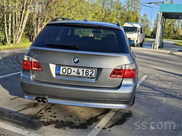 Grey BMW 530 2006 in Aizkraukle, with an engine capacity of 3.00 L and mileage of 307 thousand km for 3750 €, photo 5 on AUTOMOTO.COM.LV