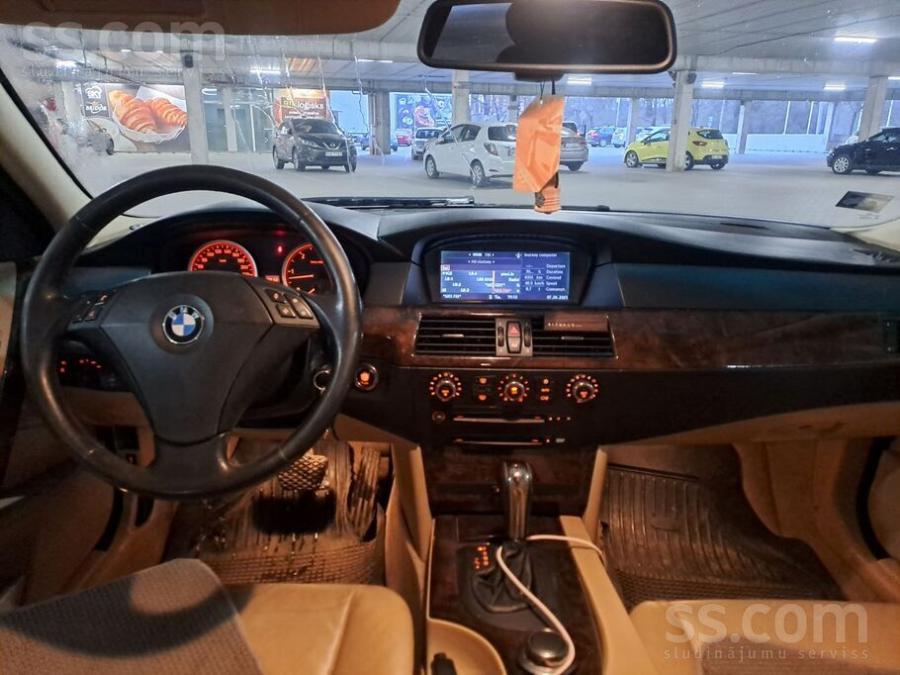 Pelēks BMW 530 2006 Rīga, ar dzinēja tilpumu 3.00 L un nobraukumu 365 tūkst. km par 4000 €, foto 15 vietnē AUTOMOTO.COM.LV