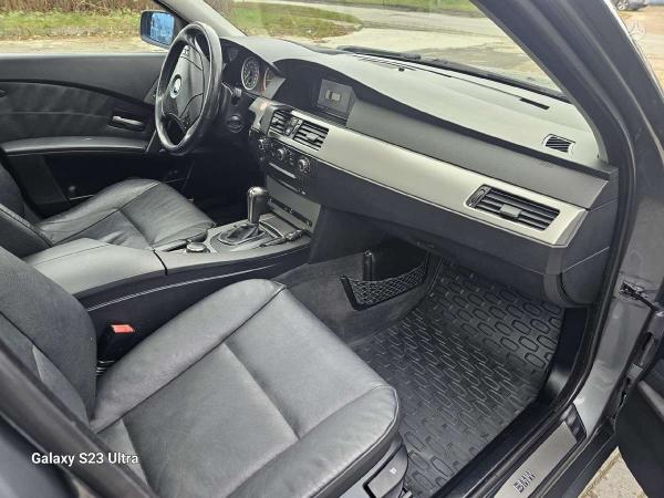 Pelēks BMW 530 2006 Marijampole, ar dzinēja tilpumu 2.99 L un nobraukumu 352 tūkst. km par 4000 €, foto 11 vietnē AUTOMOTO.COM.LV