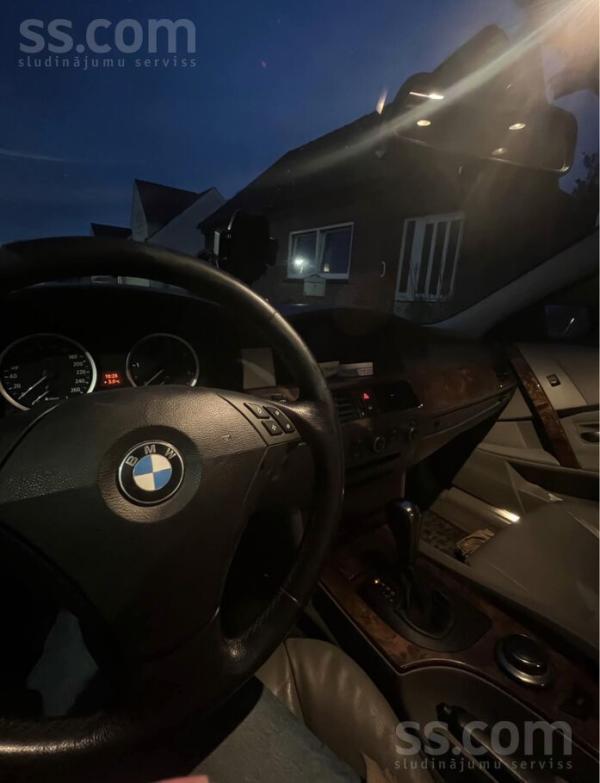 Pelēks BMW 530 2006 Dobele, ar dzinēja tilpumu 3.00 L un nobraukumu 395 tūkst. km par 3350 €, foto 4 vietnē AUTOMOTO.COM.LV