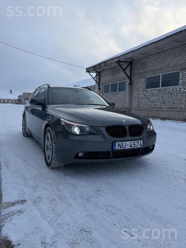 Grey BMW 530 2006 in Riga, with an engine capacity of 3.00 L and mileage of 0 thousand km for 3500 €, photo 1 on AUTOMOTO.COM.LV