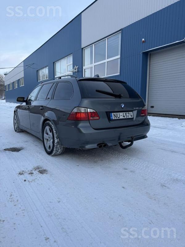 Grey BMW 530 2006 in Riga, with an engine capacity of 3.00 L and mileage of 0 thousand km for 3500 €, photo 3 on AUTOMOTO.COM.LV