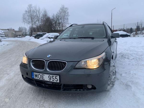 Pelēks BMW 530 2006 Viļņa, ar dzinēja tilpumu 2.99 L un nobraukumu 335 tūkst. km par 2699 €, foto 3 vietnē AUTOMOTO.COM.LV