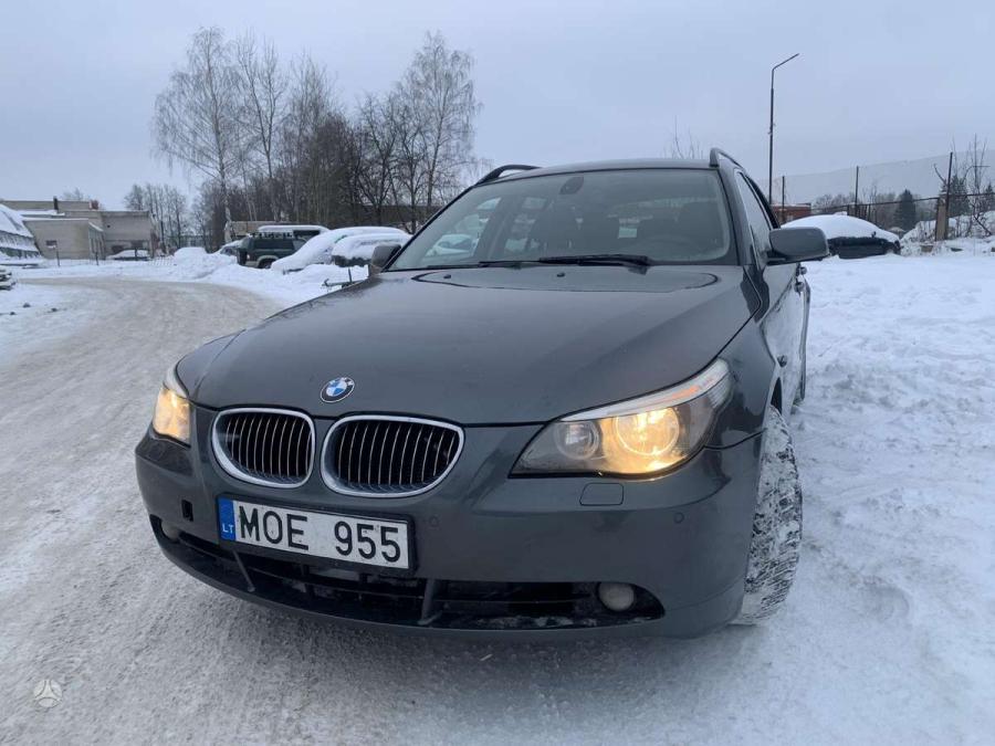 Grey BMW 530 2006 in Vilnius, with an engine capacity of 2.99 L and mileage of 335 thousand km for 2699 €, photo 3 on AUTOMOTO.COM.LV