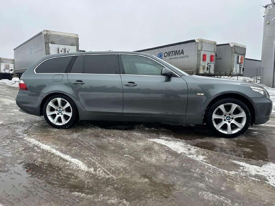 Grey BMW 530 2006 in Vilnius, with an engine capacity of 2.99 L and mileage of 453 thousand km for 3300 €, photo 5 on AUTOMOTO.COM.LV