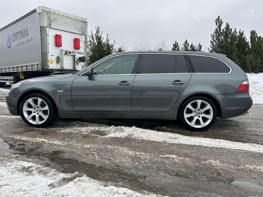 Grey BMW 530 2006 in Vilnius, with an engine capacity of 2.99 L and mileage of 453 thousand km for 3300 €, photo 6 on AUTOMOTO.COM.LV