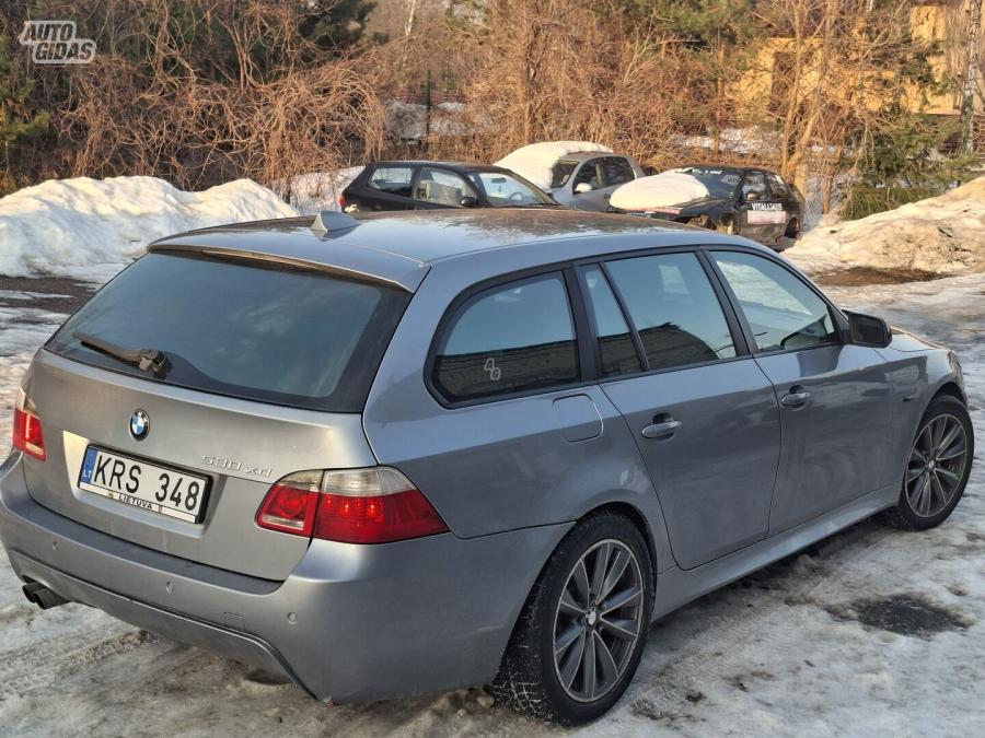 Grey BMW 530 2006 in Silute, with an engine capacity of 3.00 L and mileage of 290 thousand km for 3350 €, photo 8 on AUTOMOTO.COM.LV