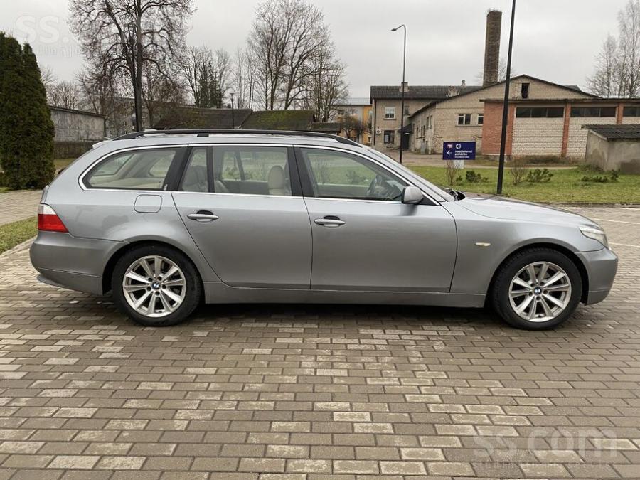 Grey BMW 530 2006 in Preili, with an engine capacity of 3.00 L and mileage of 406 thousand km for 3450 €, photo 4 on AUTOMOTO.COM.LV