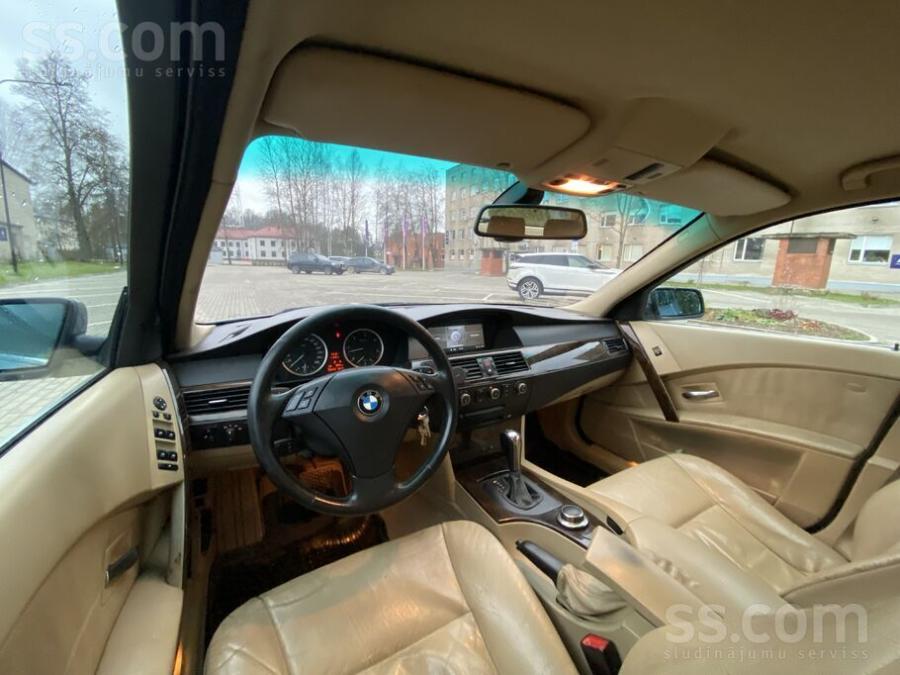 Grey BMW 530 2006 in Preili, with an engine capacity of 3.00 L and mileage of 406 thousand km for 3450 €, photo 9 on AUTOMOTO.COM.LV
