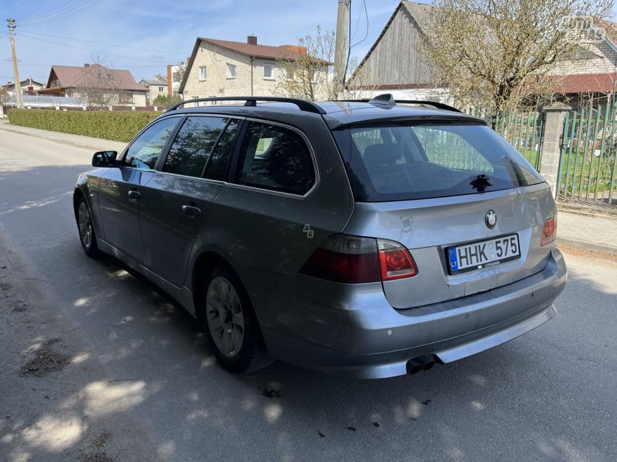 Grey BMW 530 2006 in Kaunas, with an engine capacity of 3.00 L and mileage of 402 thousand km for 2000 €, photo 4 on AUTOMOTO.COM.LV