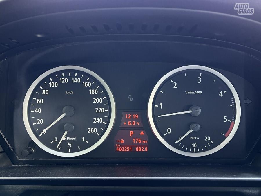 Grey BMW 530 2006 in Kaunas, with an engine capacity of 3.00 L and mileage of 402 thousand km for 2000 €, photo 8 on AUTOMOTO.COM.LV