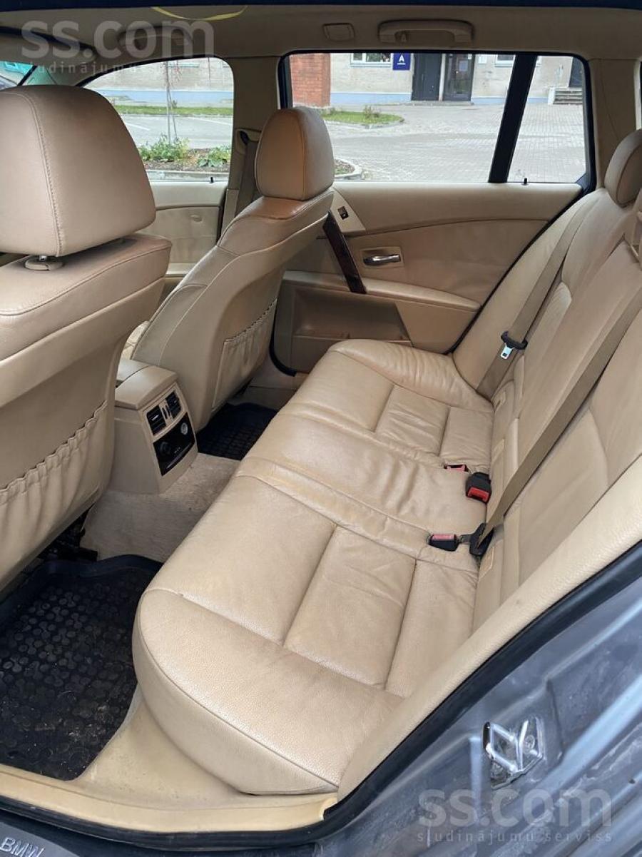 Pelēks BMW 530 2006 Preiļi, ar dzinēja tilpumu 3.00 L un nobraukumu 406 tūkst. km par 3450 €, foto 10 vietnē AUTOMOTO.COM.LV