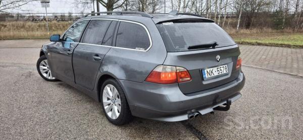 Grey BMW 530 2006 in Riga, with an engine capacity of 3.00 L and mileage of 311 thousand km for 3950 €, photo 6 on AUTOMOTO.COM.LV