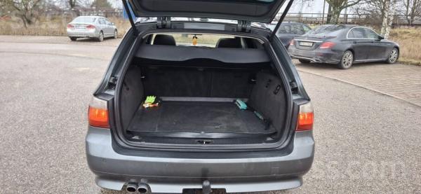 Grey BMW 530 2006 in Riga, with an engine capacity of 3.00 L and mileage of 311 thousand km for 3950 €, photo 8 on AUTOMOTO.COM.LV