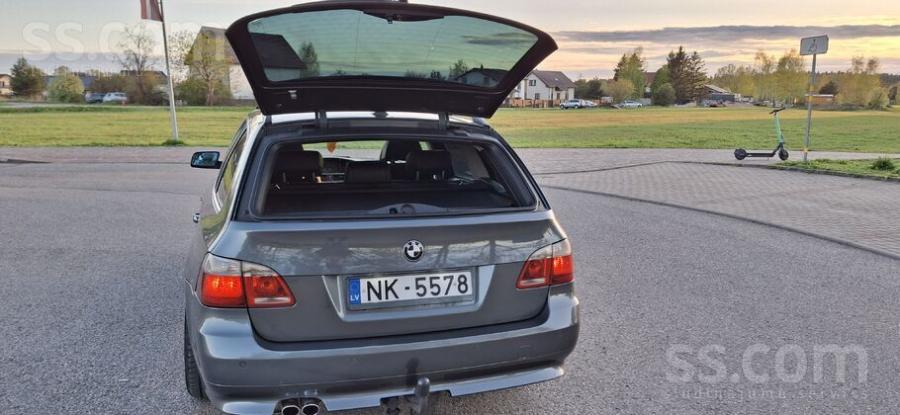 Pelēks BMW 530 2006 Rīga, ar dzinēja tilpumu 3.00 L un nobraukumu 311 tūkst. km par 3950 €, foto 10 vietnē AUTOMOTO.COM.LV