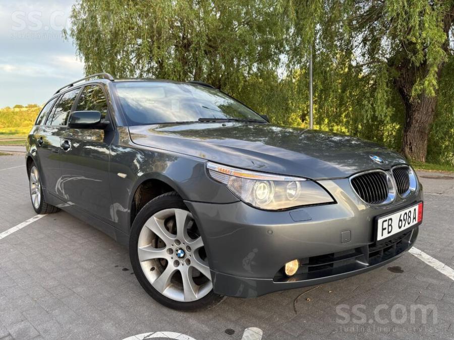 Pelēks BMW 530 2006 Bauska, ar dzinēja tilpumu 3.00 L un nobraukumu 0 tūkst. km par 2650 €, foto 6 vietnē AUTOMOTO.COM.LV