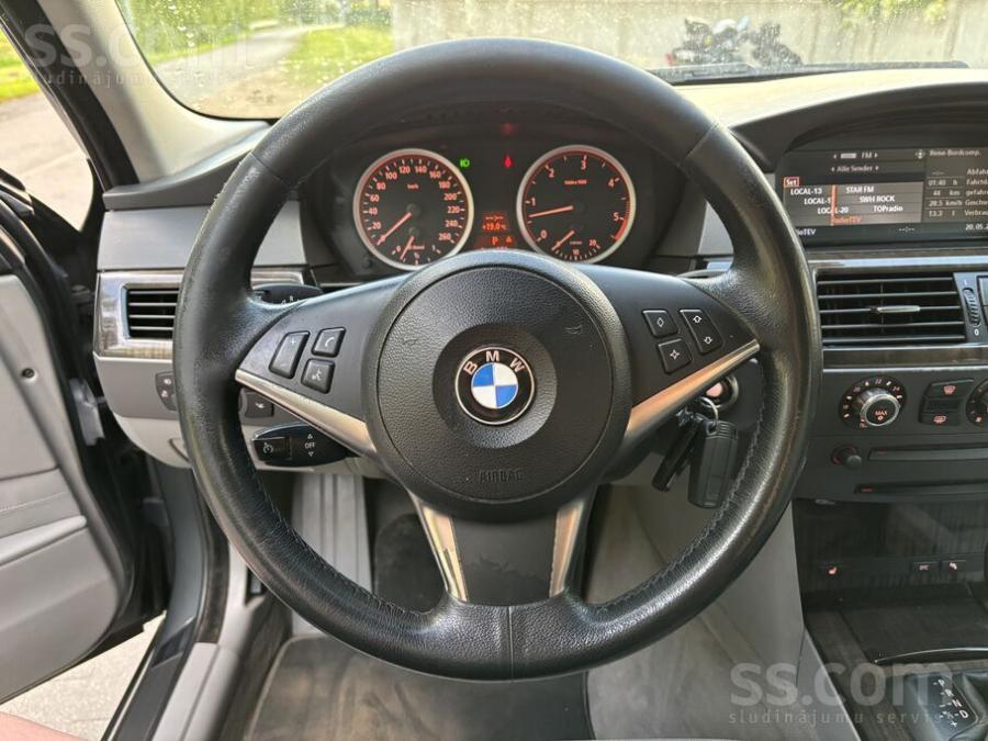 Pelēks BMW 530 2006 Bauska, ar dzinēja tilpumu 3.00 L un nobraukumu 0 tūkst. km par 2650 €, foto 20 vietnē AUTOMOTO.COM.LV