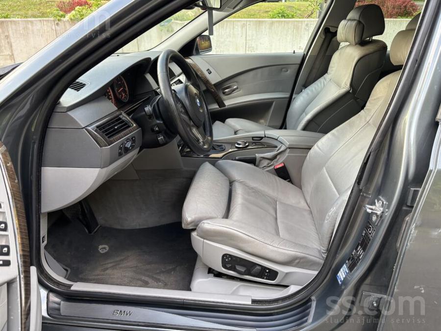 Pelēks BMW 530 2006 Bauska, ar dzinēja tilpumu 3.00 L un nobraukumu 0 tūkst. km par 2650 €, foto 28 vietnē AUTOMOTO.COM.LV