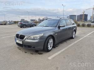 Grey BMW 530 2006 in Riga, with an engine capacity of 3.00 L and mileage of 371 thousand km for 3750 €, photo  on AUTOMOTO.COM.LV