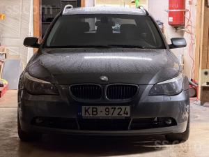 Grey BMW 530 2006 in Tukums, with an engine capacity of 3.00 L and mileage of 280 thousand km for 4450 €, photo  on AUTOMOTO.COM.LV